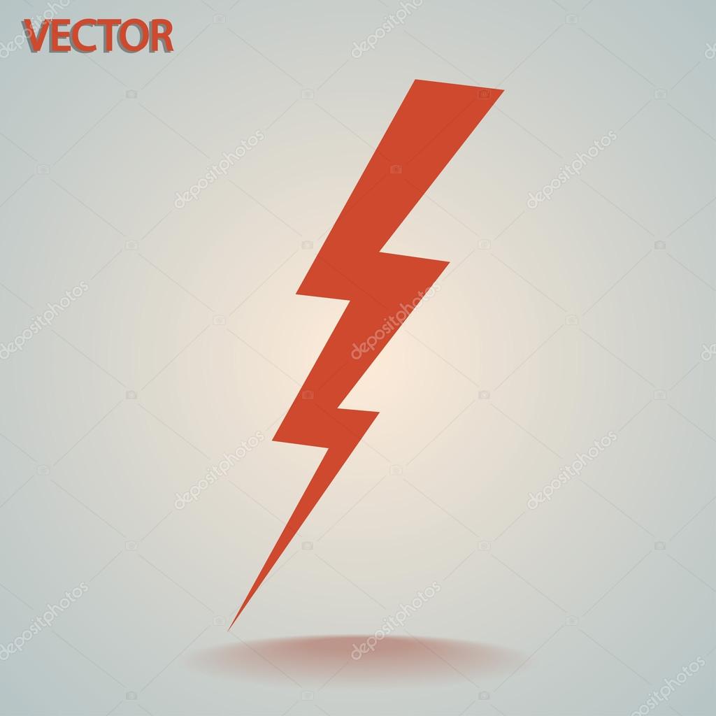 Lightning icon Stock Vector by ©Best3d 57194943