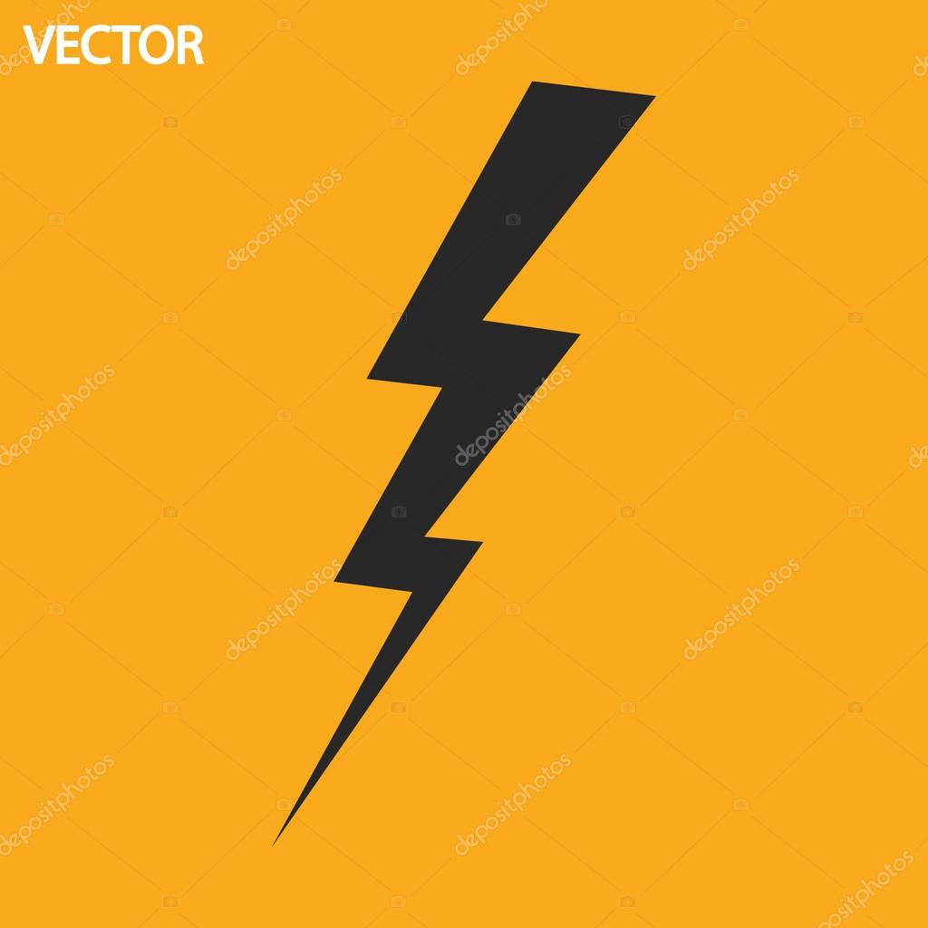 Lightning icon Stock Vector by ©Best3d 57200171
