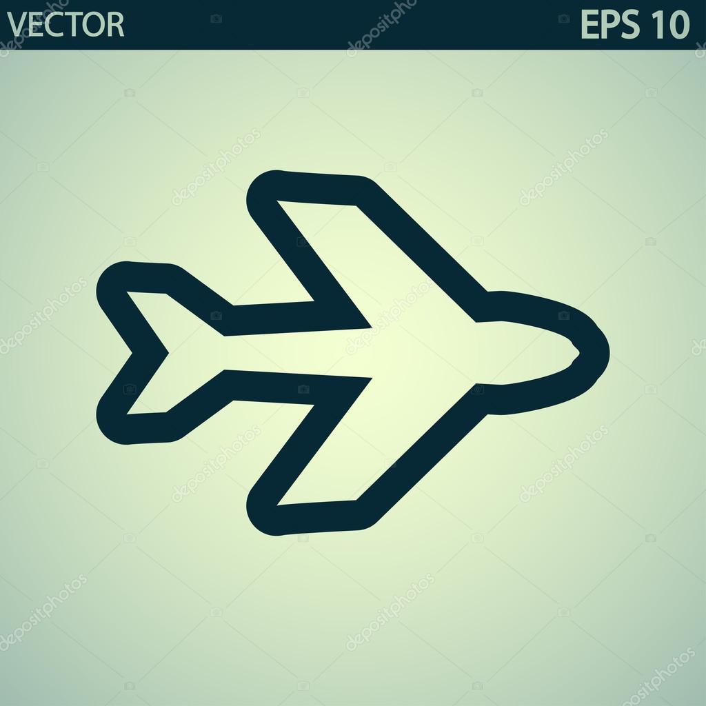 Airplane symbols icon Stock Vector by ©Best3d 57201117