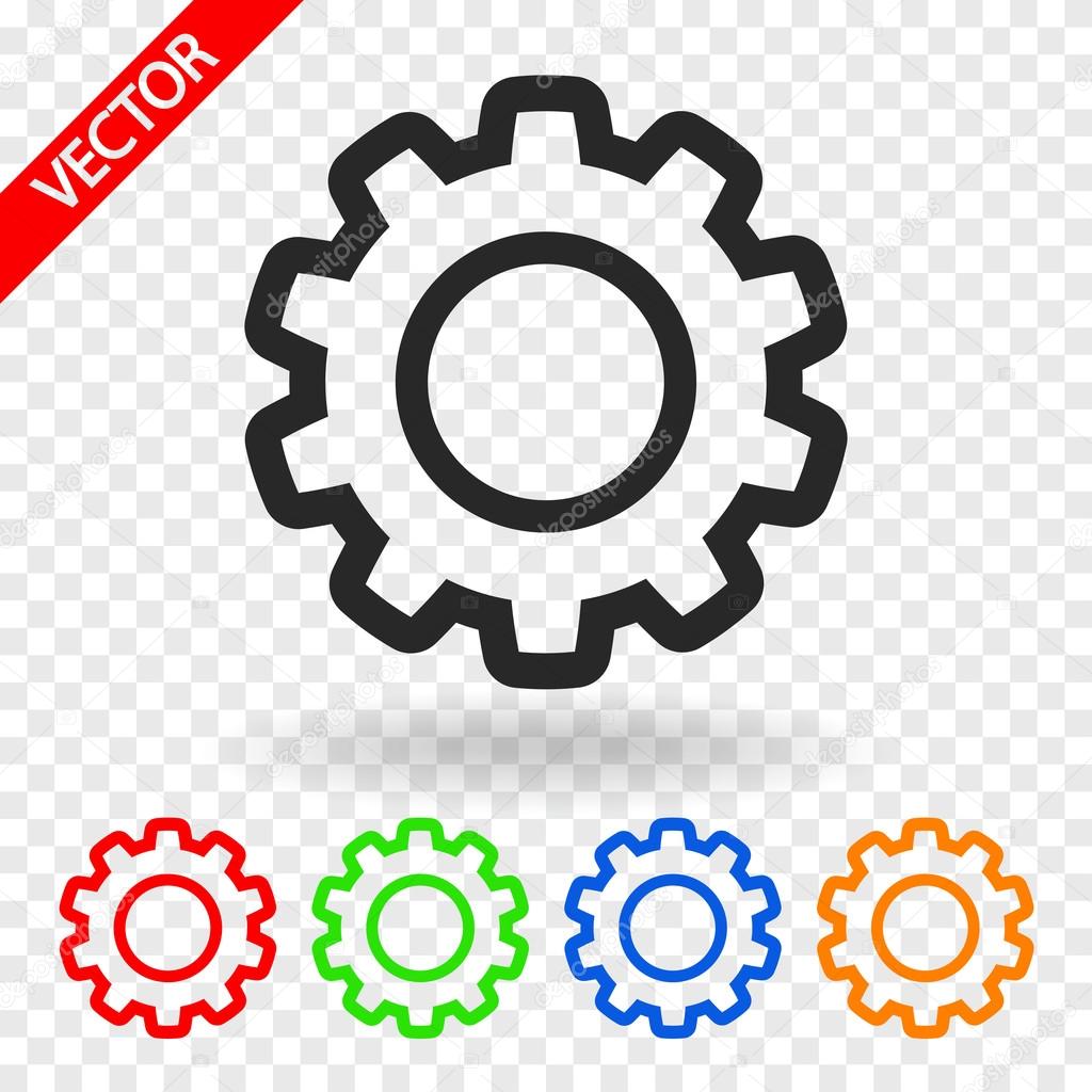 Ícone engrenagens imagem vetorial de Best3d© 57204059