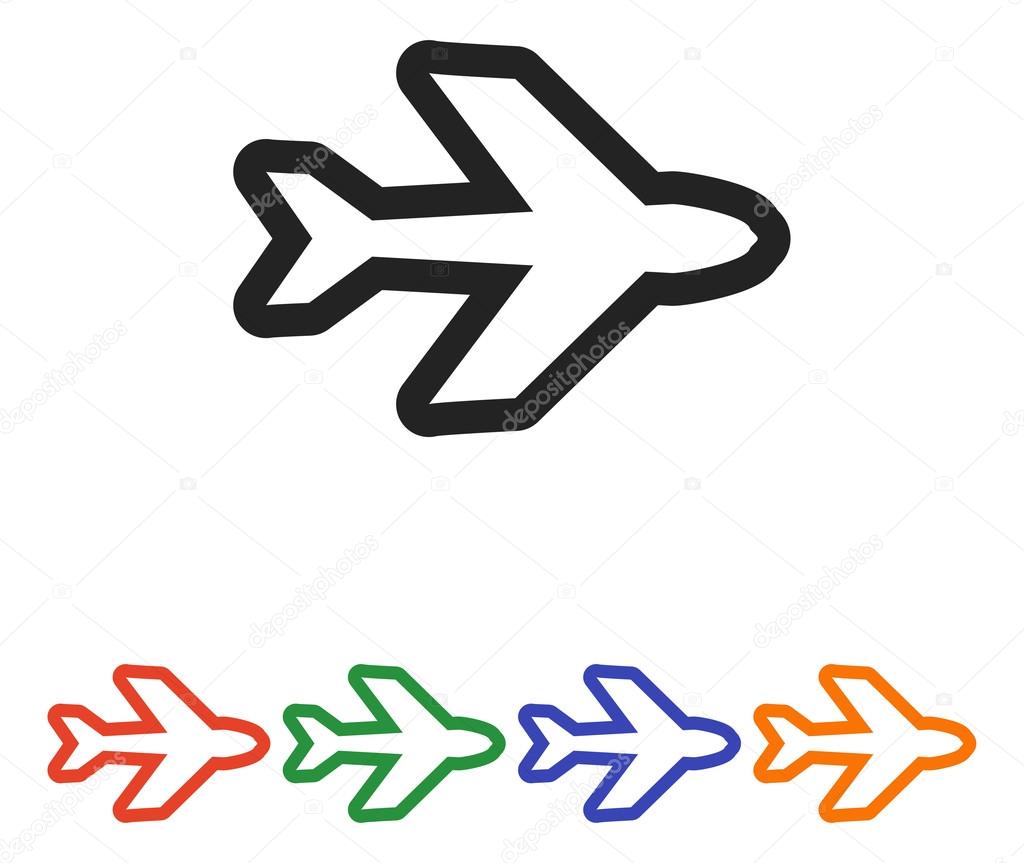 Airplane symbol design — Stock Vector © Best3d #57205869