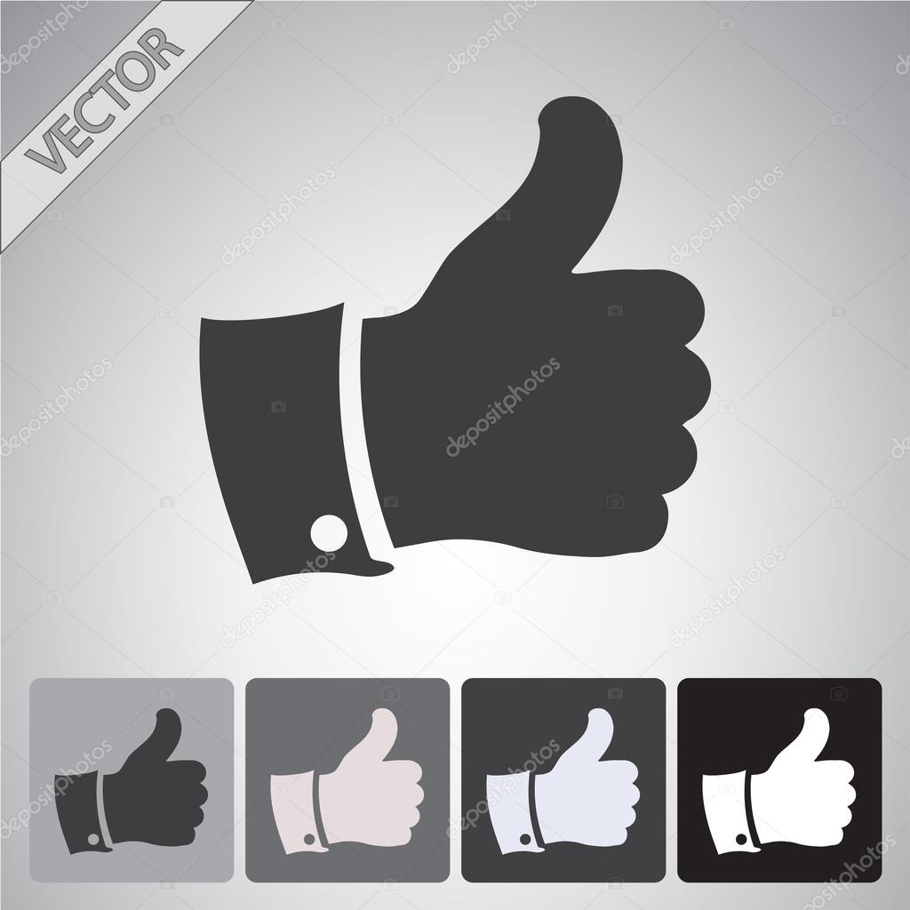 Thumb up icons Stock Vector by ©Best3d 57206001
