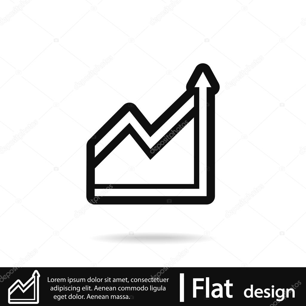 Infographic, chart icon Stock Vector by ©Best3d #57405595