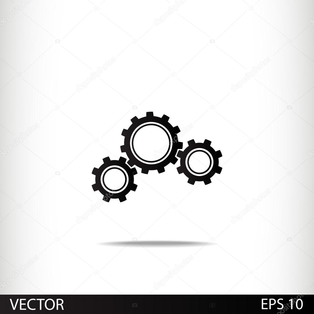 Icono de engranajes Vector de stock por ©Best3d 57408409