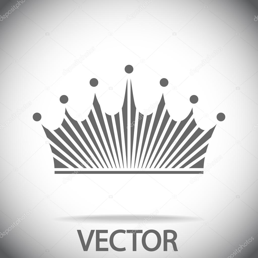 Crown icon design — Stock Vector © Best3d #57408917