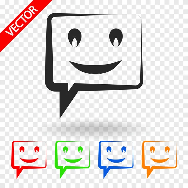 Smile talking bubble icon Stock Vector by ©Best3d 54112709