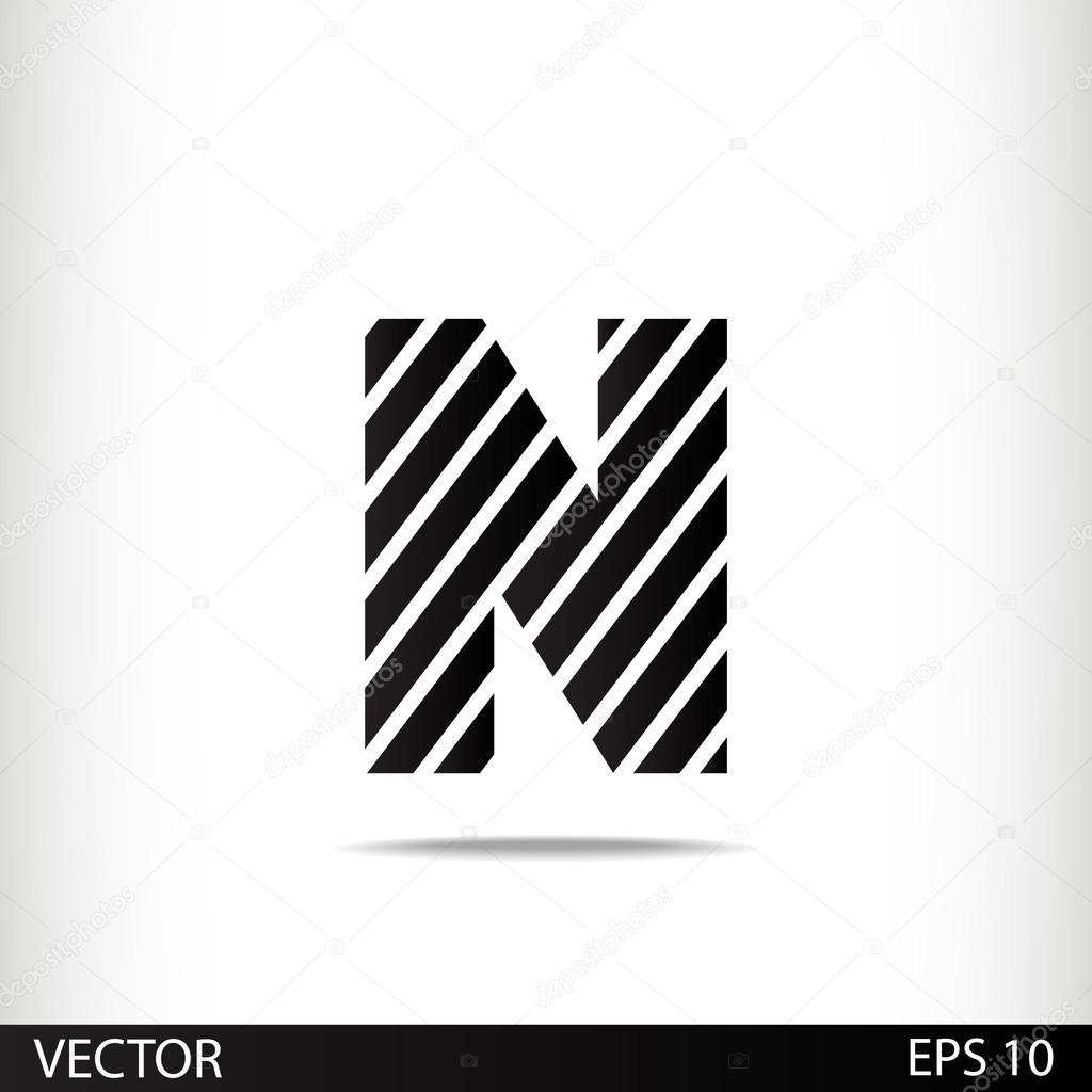 Zebrabuchstabe n Stock-Vektorgrafik von ©Best3d 57413907