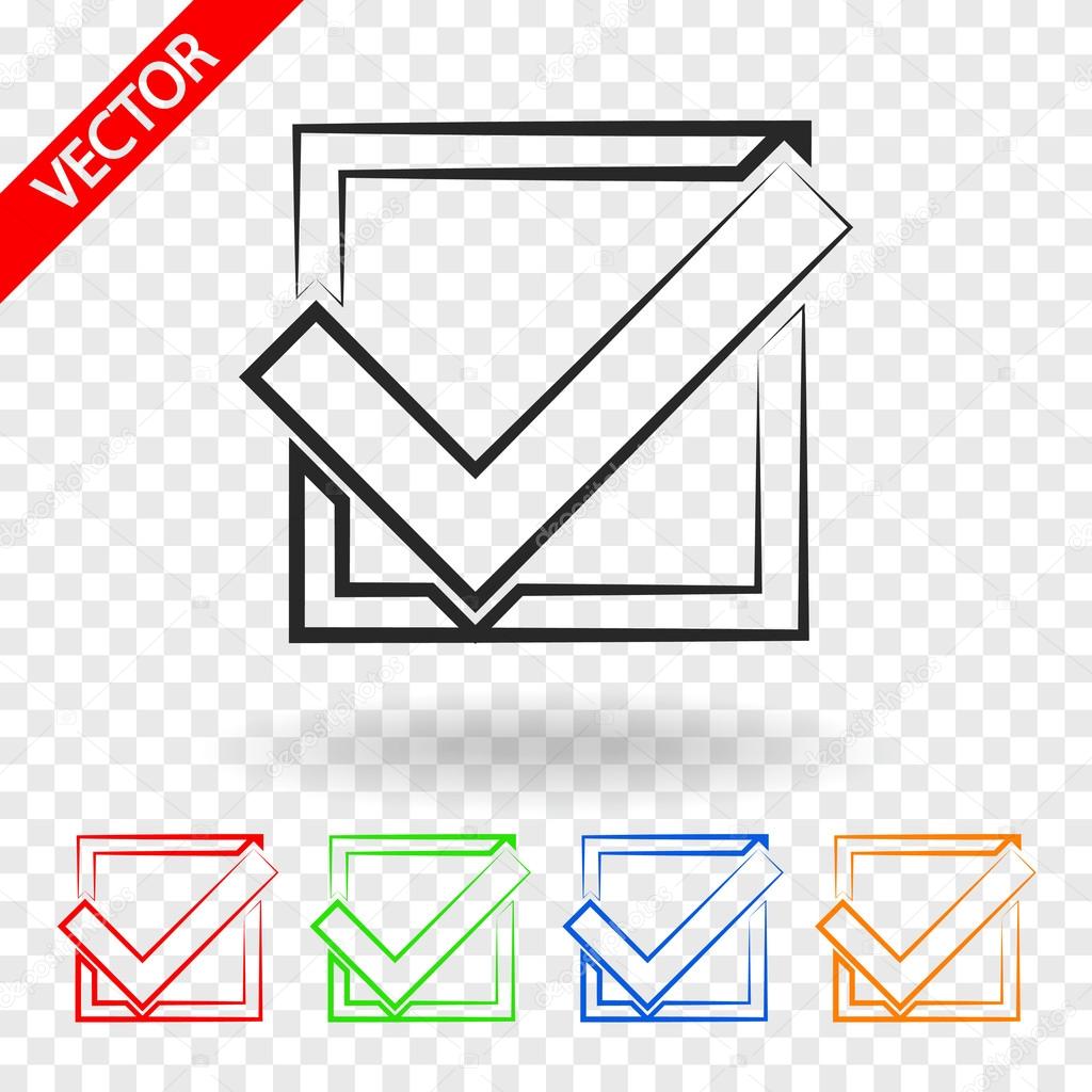 Confirm icon Stock Vector by ©Best3d 57416363