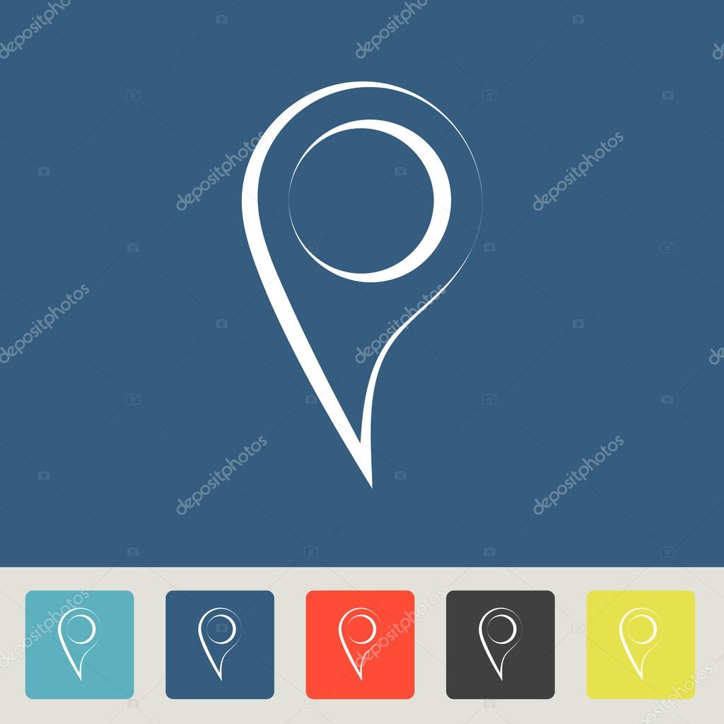 Mark icon, pointer Stock Vector by ©Best3d 57417361