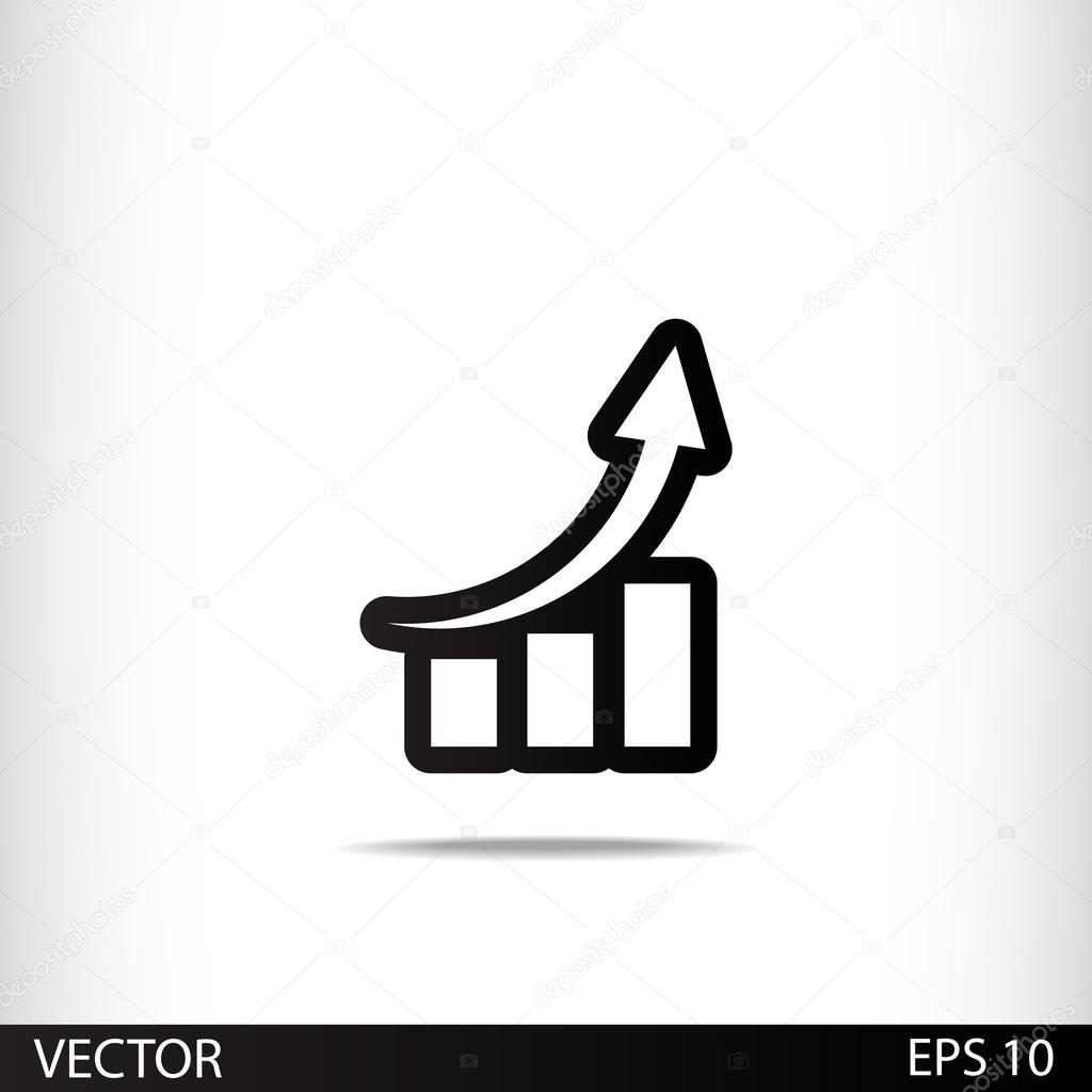 Infographic, chart icon Stock Vector by ©Best3d 57418081
