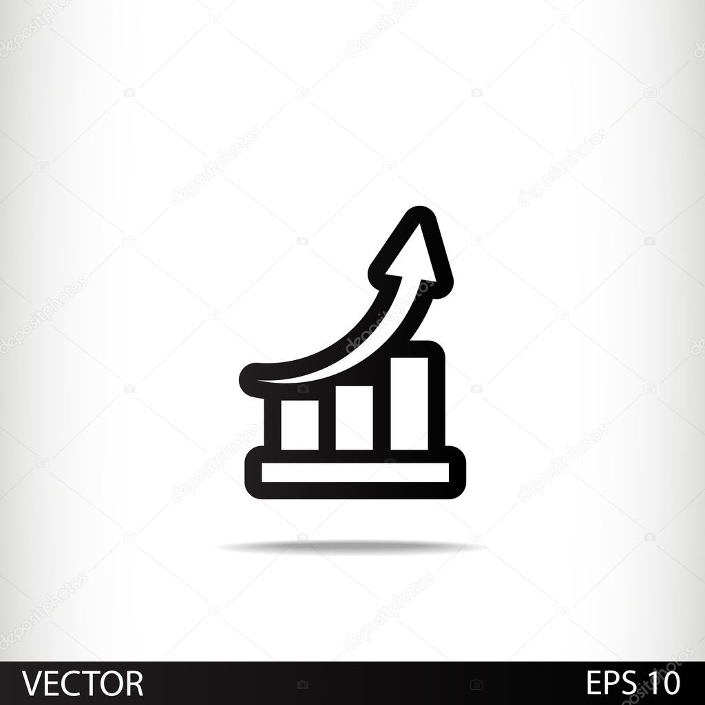Infographic, chart icon Stock Vector by ©Best3d 57422467
