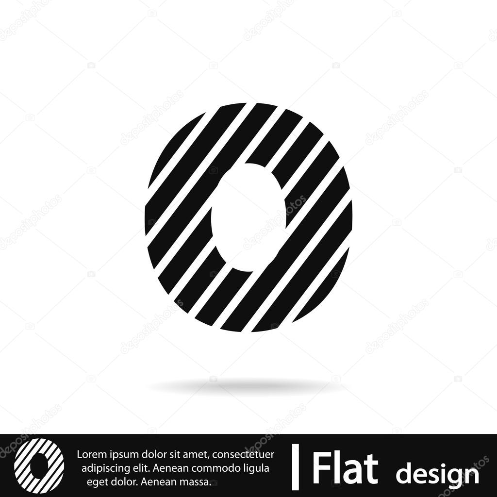 Letra del alfabeto de cebra O Vector de stock #57422561 de ©Best3d