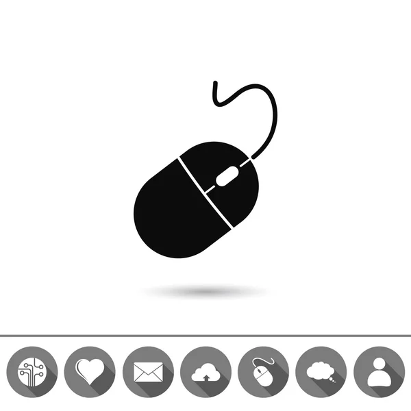 Computer Mouse Icon Symbol. PC Mouse icon vector isolated illustration ...