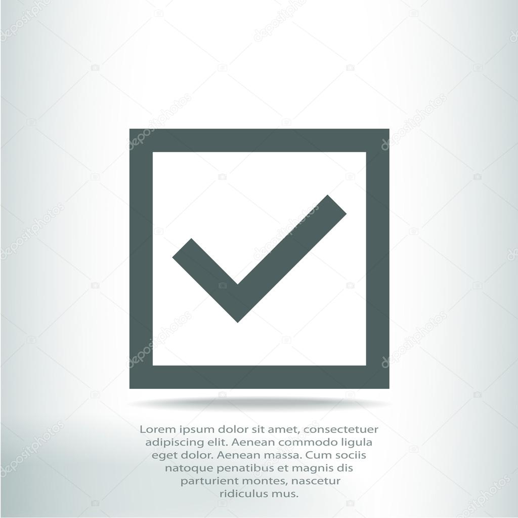 Confirmar icono Vector de stock por ©Best3d 59775201