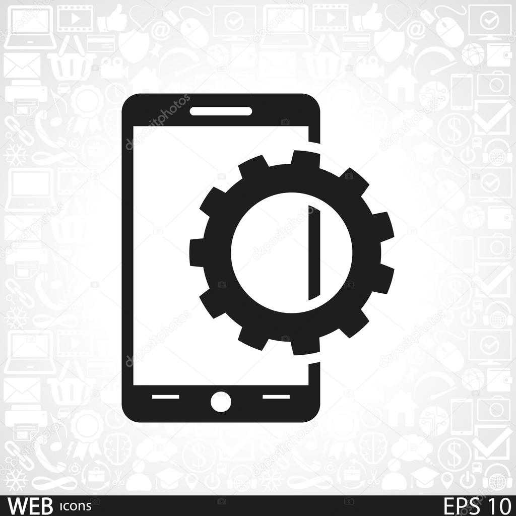 Mobile smartphone icon Stock Vector by ©Best3d 59780221