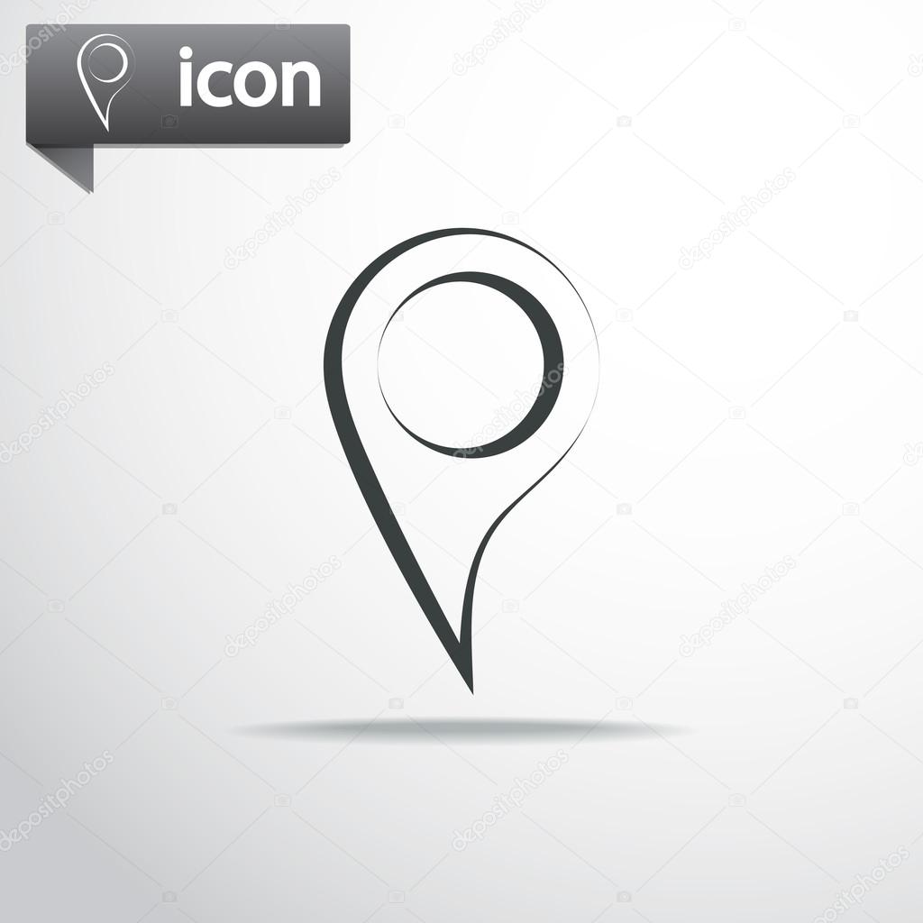 Mark icon, pointer Stock Vector Image by ©Best3d #59784207