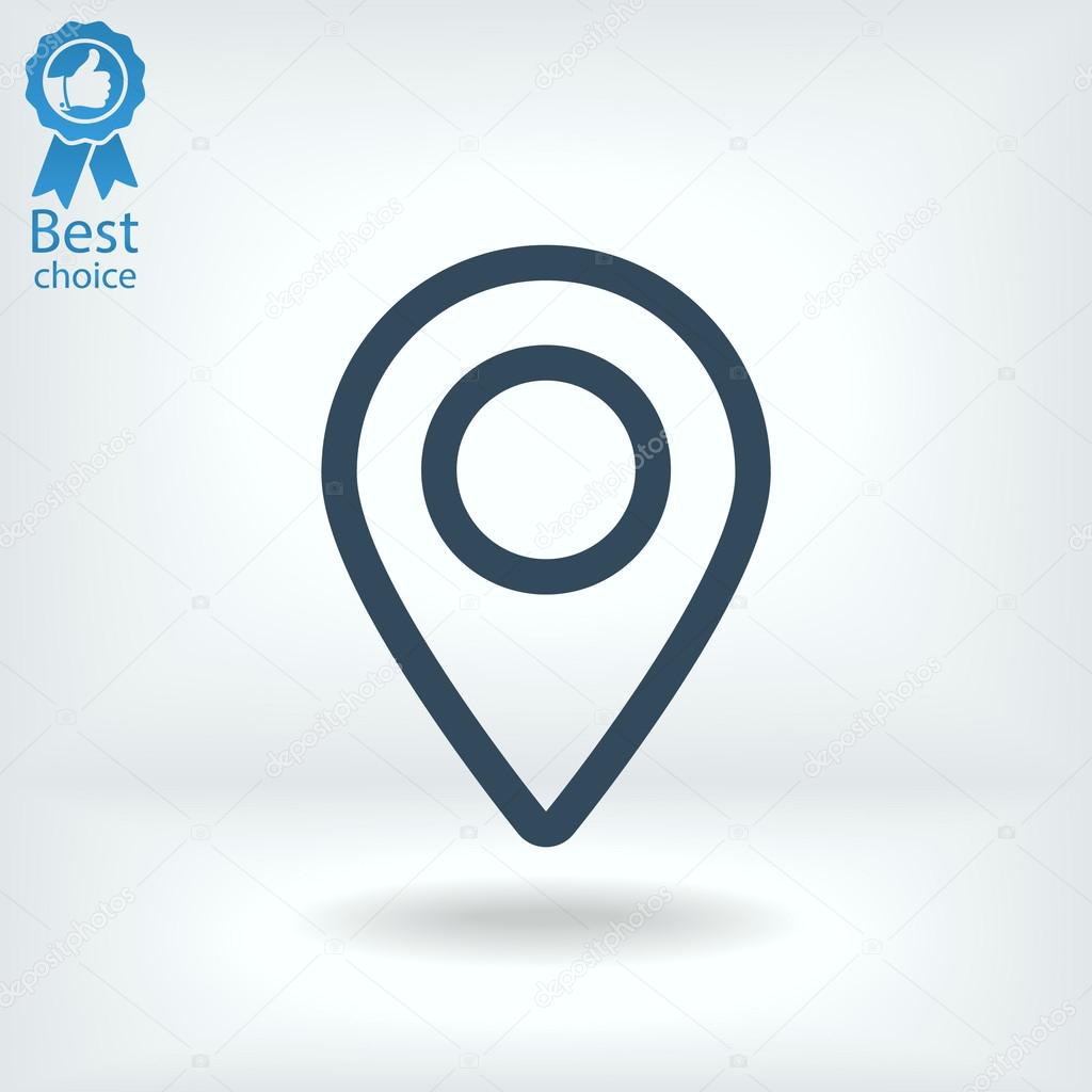 Mark icon, pointer Stock Vector by ©Best3d 59784629