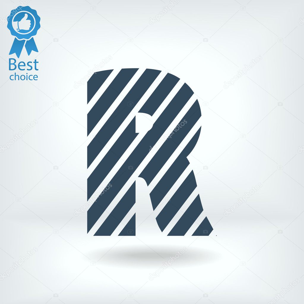 Zebra alphabet letter R Stock Vector by ©Best3d 59784633