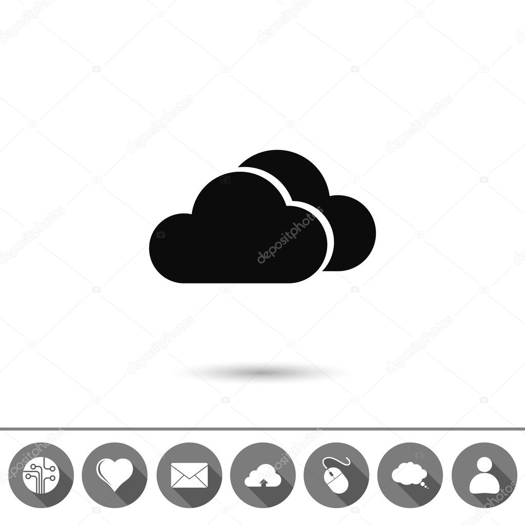 Cloud icon Stock Vector by ©Best3d 59784961