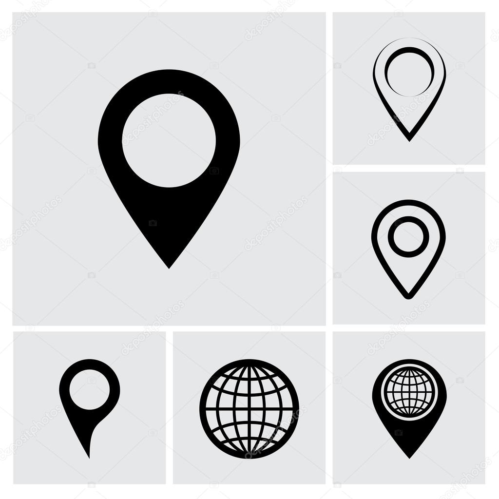 Mark icon set, pointer Stock Vector by ©Best3d 59787117