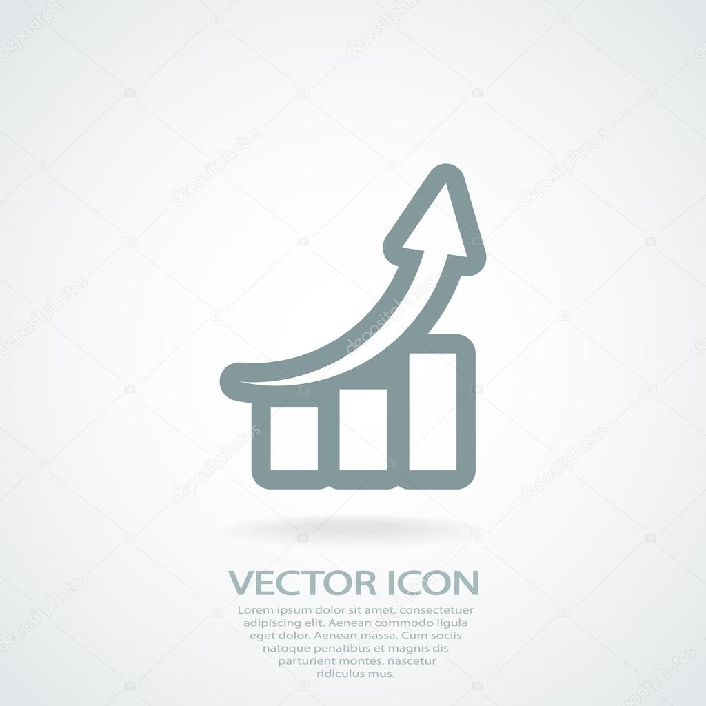 Chart icon Stock Vector by ©Best3d 59787359