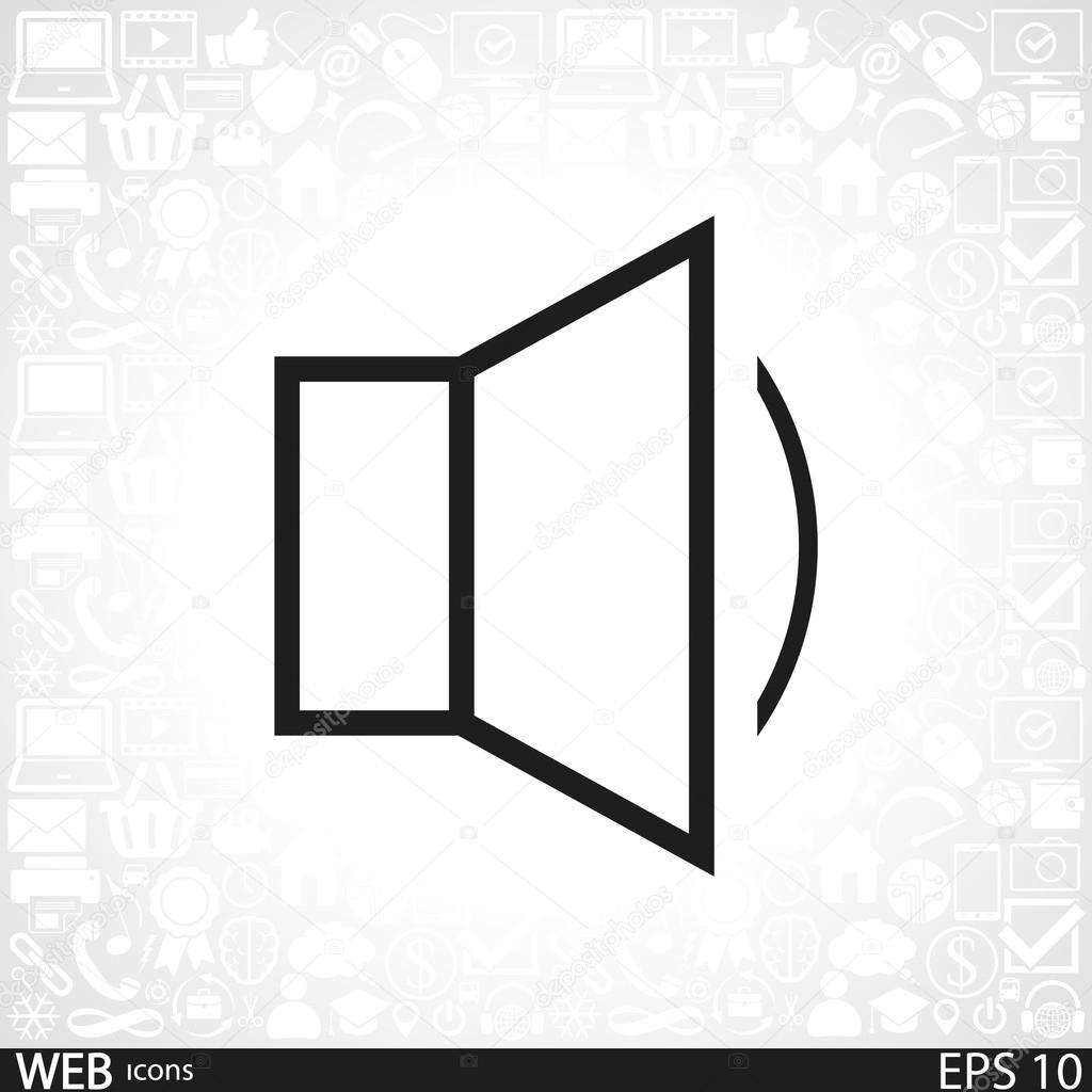 Speaker icon Stock Vector by ©Best3d 59787375