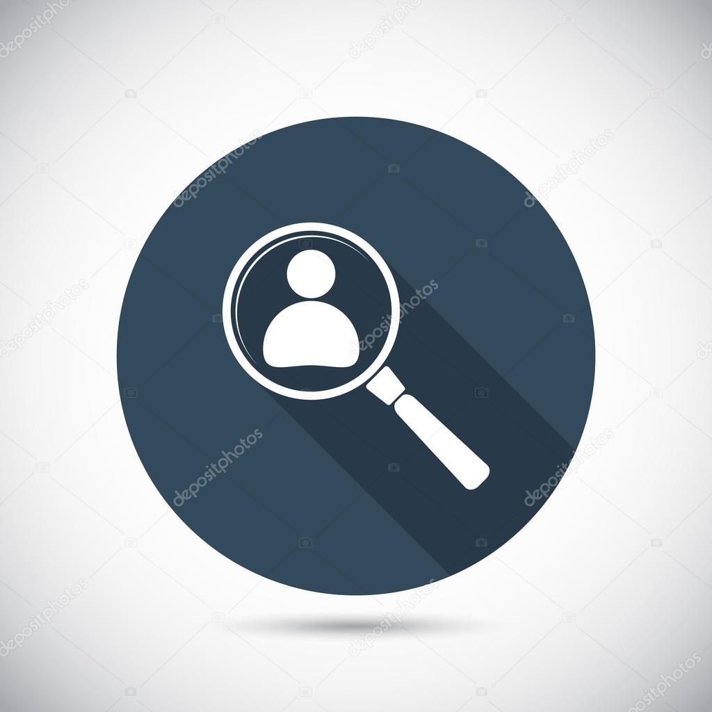 Employee Search icon Stock Vector by ©Best3d 59788611