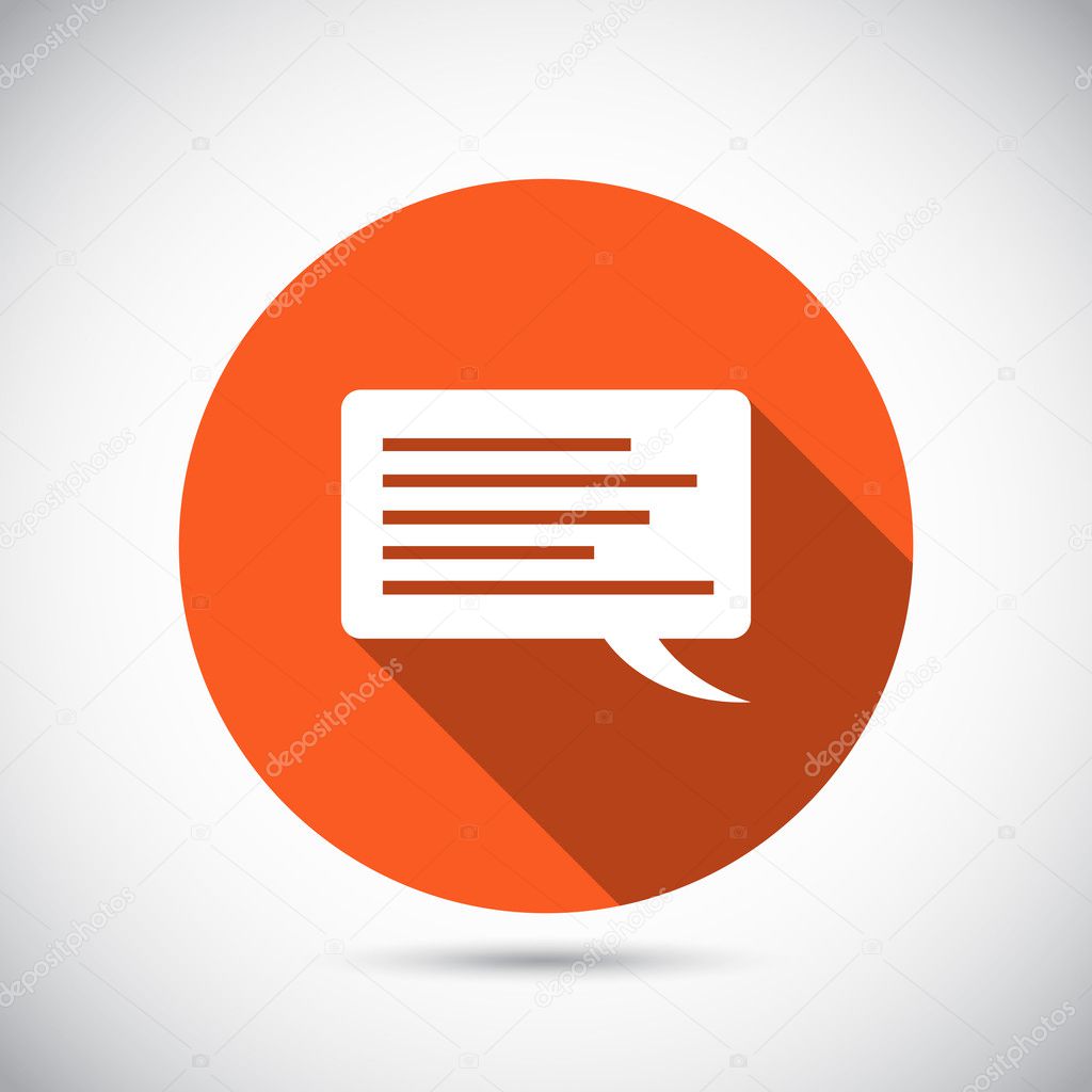 Speech bubble icon Stock Vector by ©Best3d 59789407