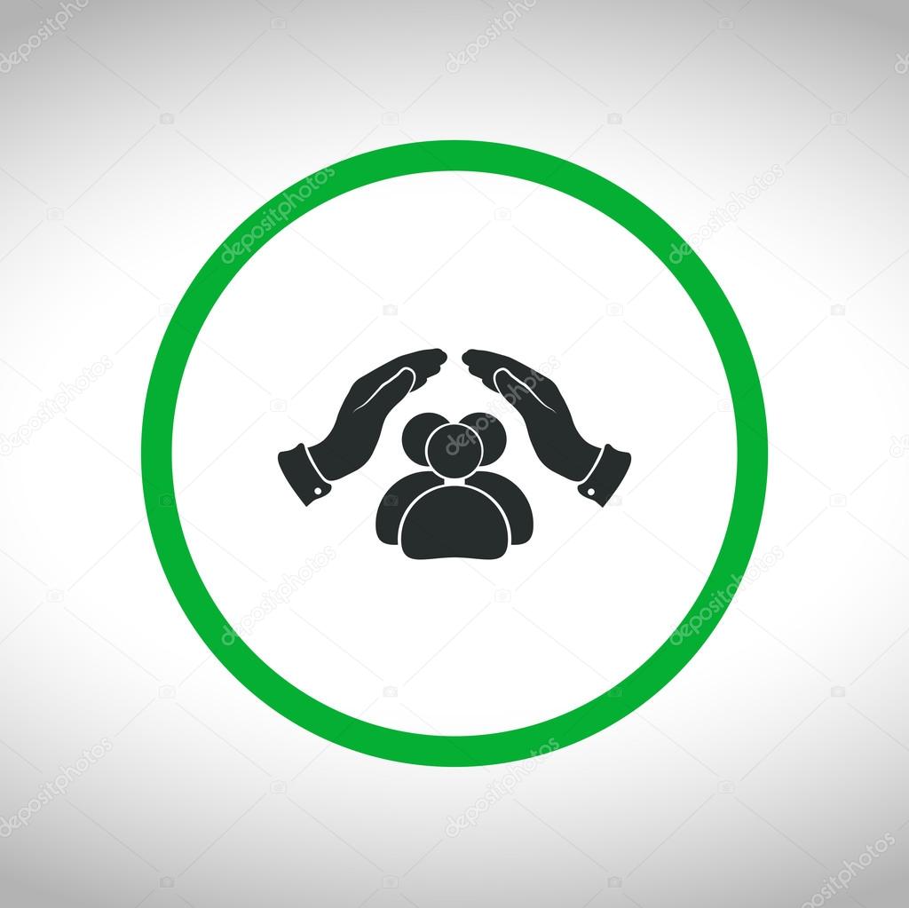 Safe people icon Stock Vector by ©Best3d 59791129