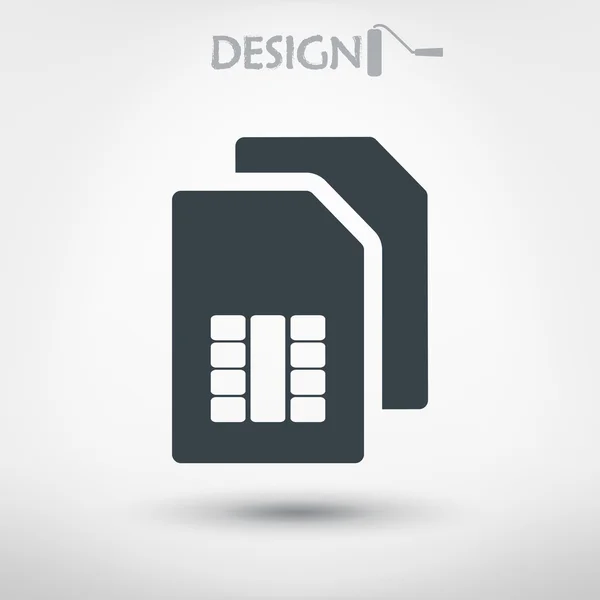 Sim card icon Stock Vector Image by ©Best3d #60377605