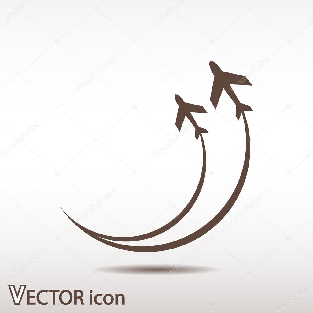 Airplane symbol design Stock Vector by ©Best3d 60385271