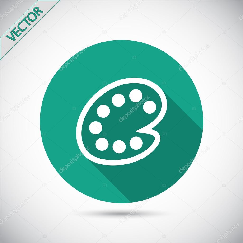 Color palette icon Stock Vector by ©Best3d 60386883