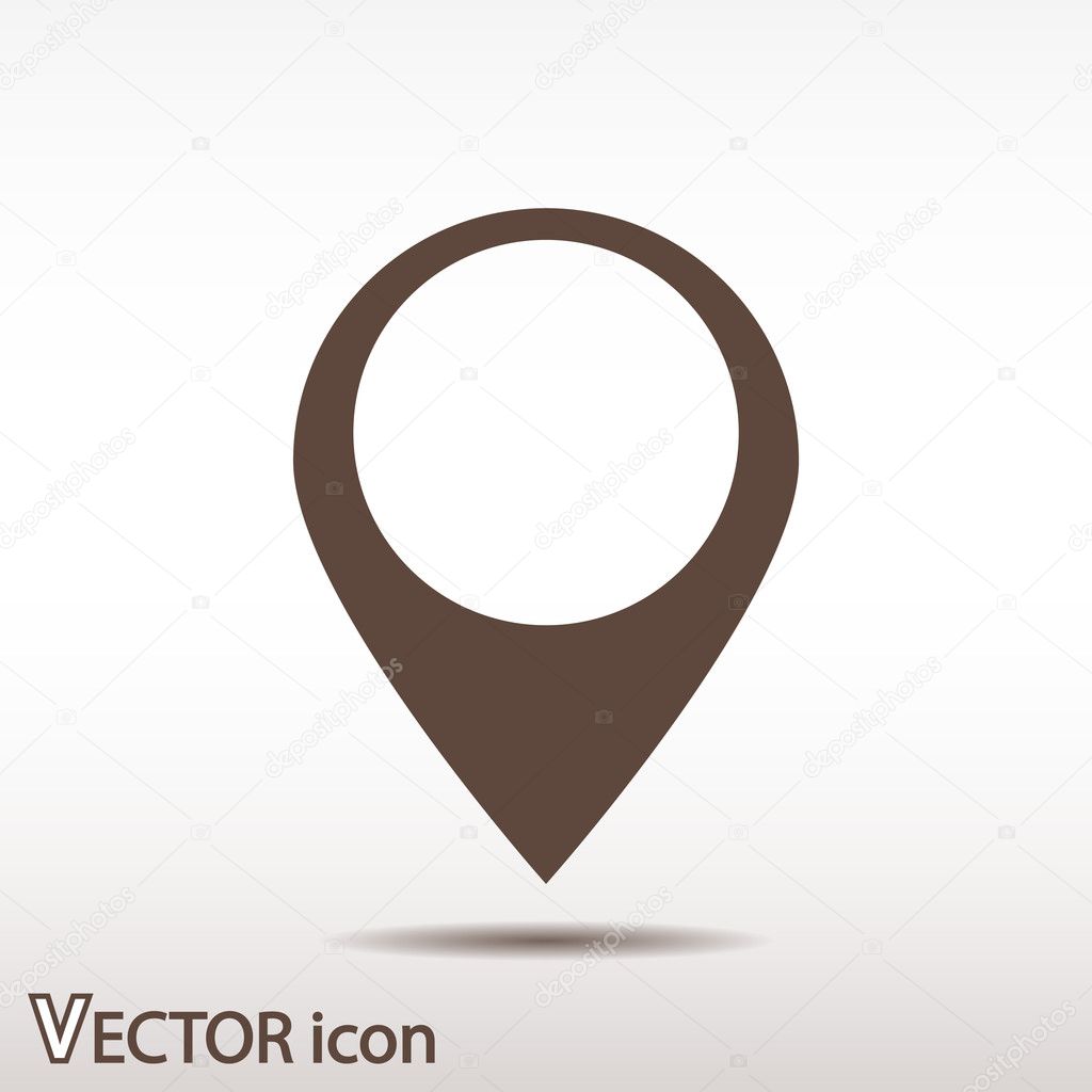 Mark icon, pointer Stock Vector by ©Best3d 60387899