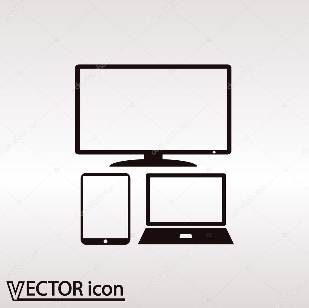 Set of electronic devices icon Stock Vector by ©Best3d 60389361