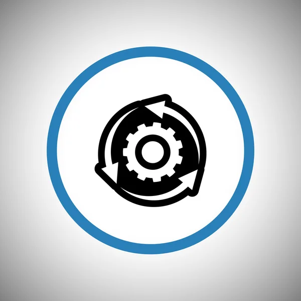 Gear icon with rotating arrows Stock Photo by ©Best3d 51765475