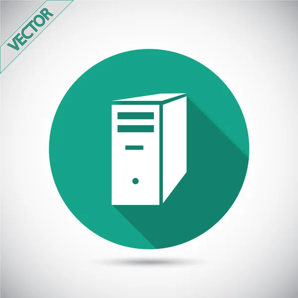 Computer server icon Stock Vector by ©Best3d 57201633