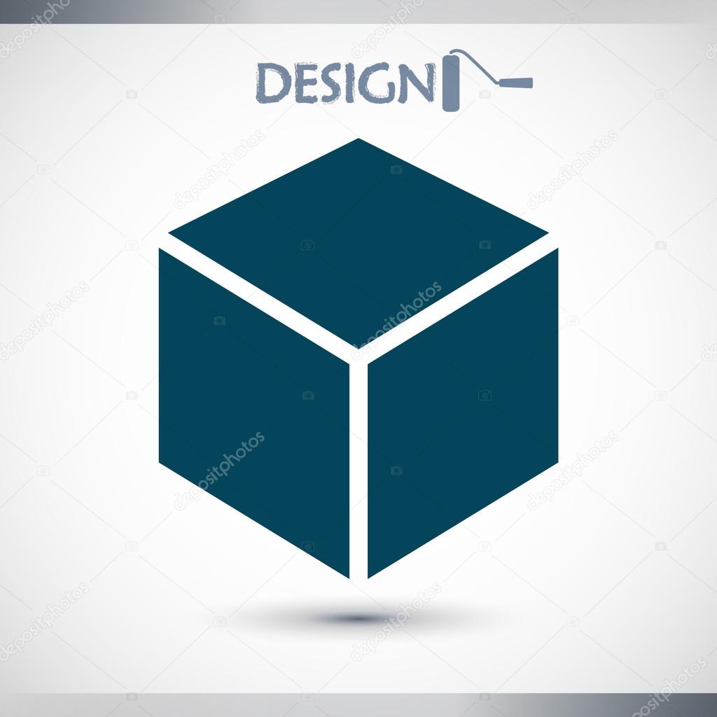 3d cube logo design icon Stock Vector Image by ©Best3d #60390591
