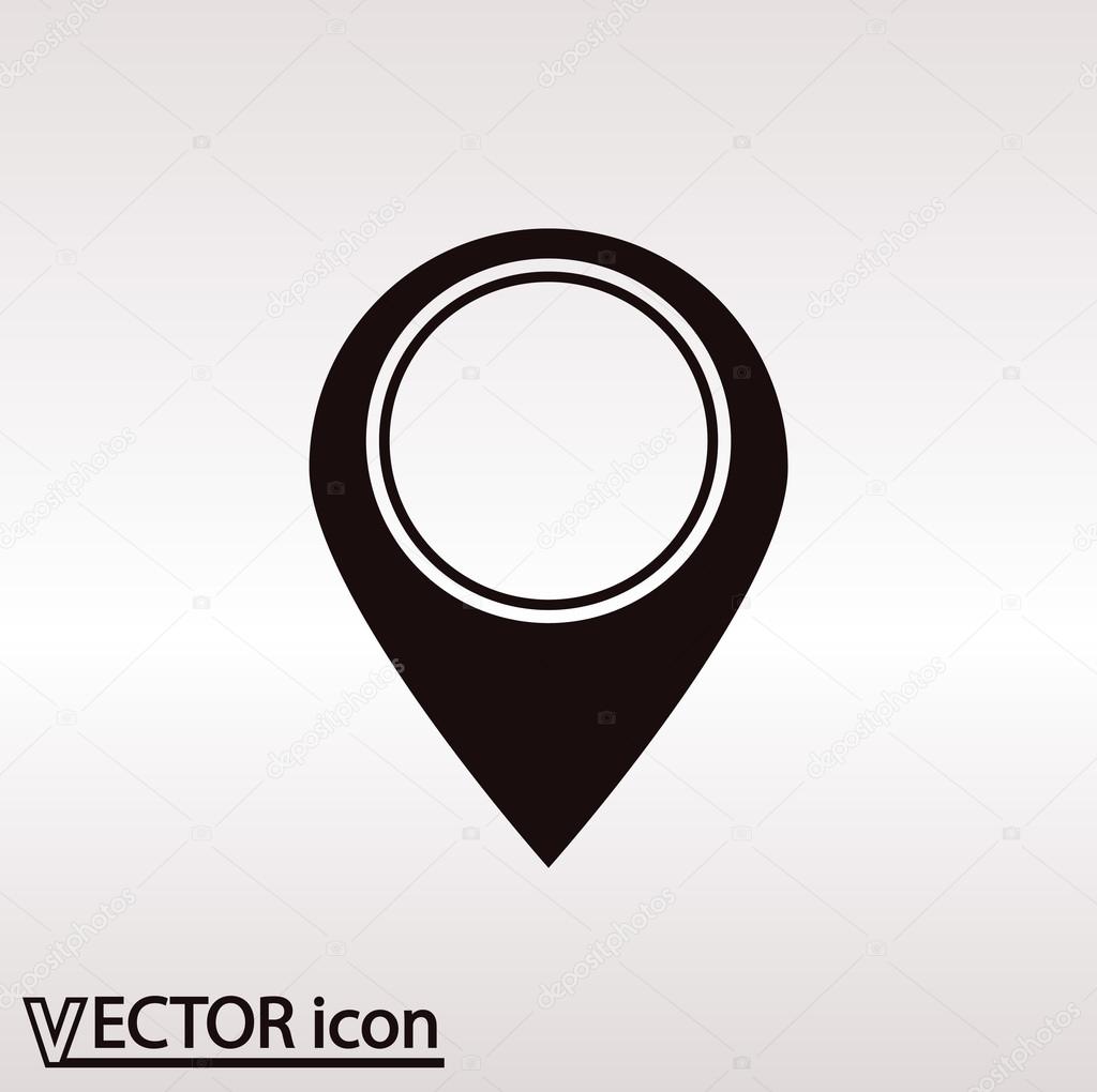 Mark icon, pointer — Stock Vector © Best3d #60391223