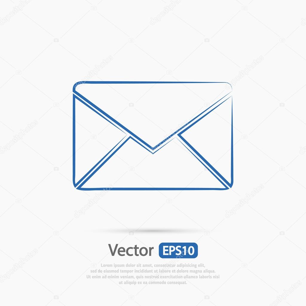 Sobre icono de correo Vector de stock #80748444 de ©Best3d