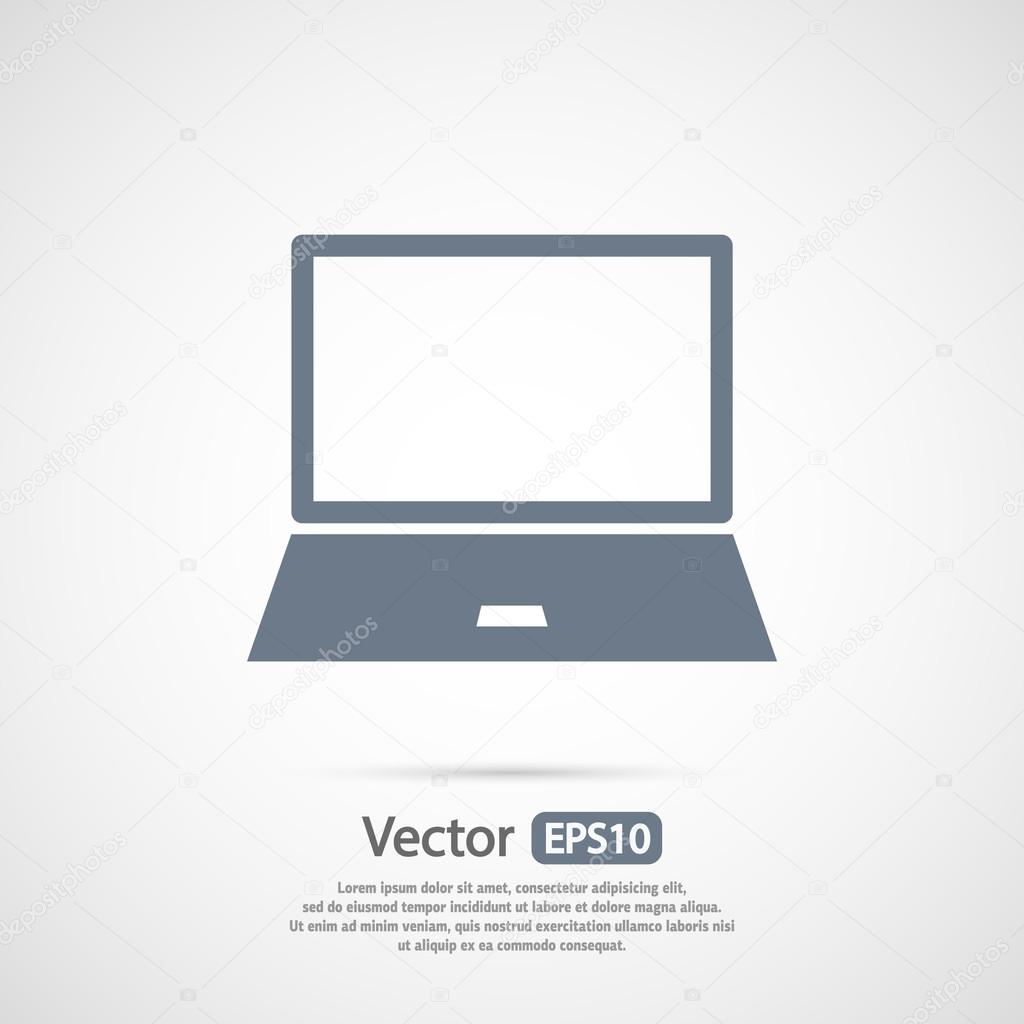 Laptop icon design Stock Vector by ©Best3d 80748852