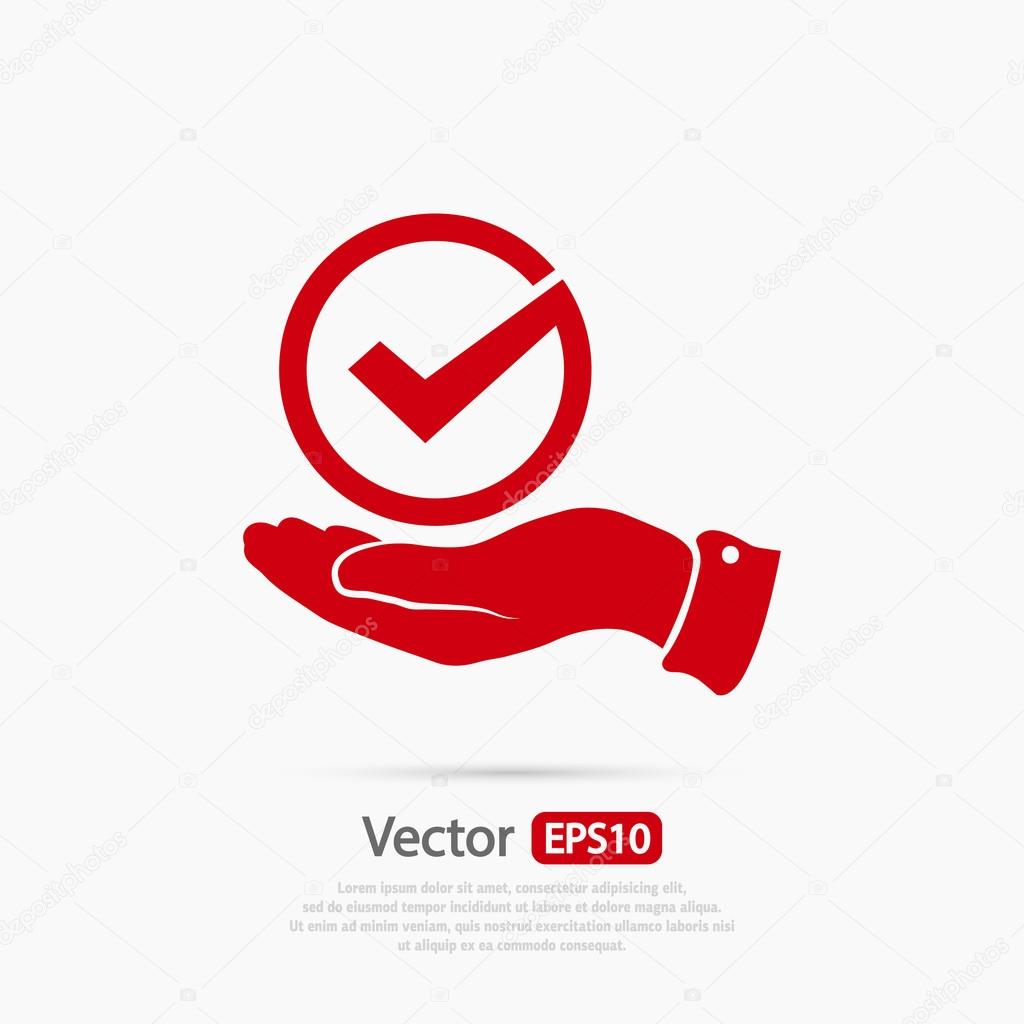 Confirmar diseño de icono Vector de stock por ©Best3d 80748936