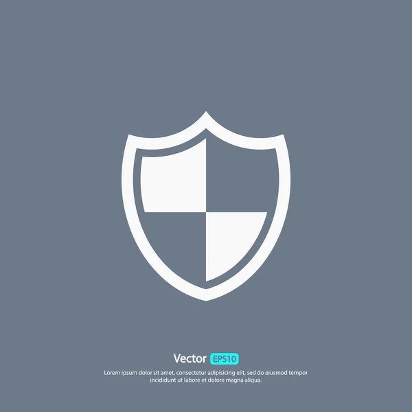 Shield icon, Flat design style — Stock Vector © Best3d #80756818