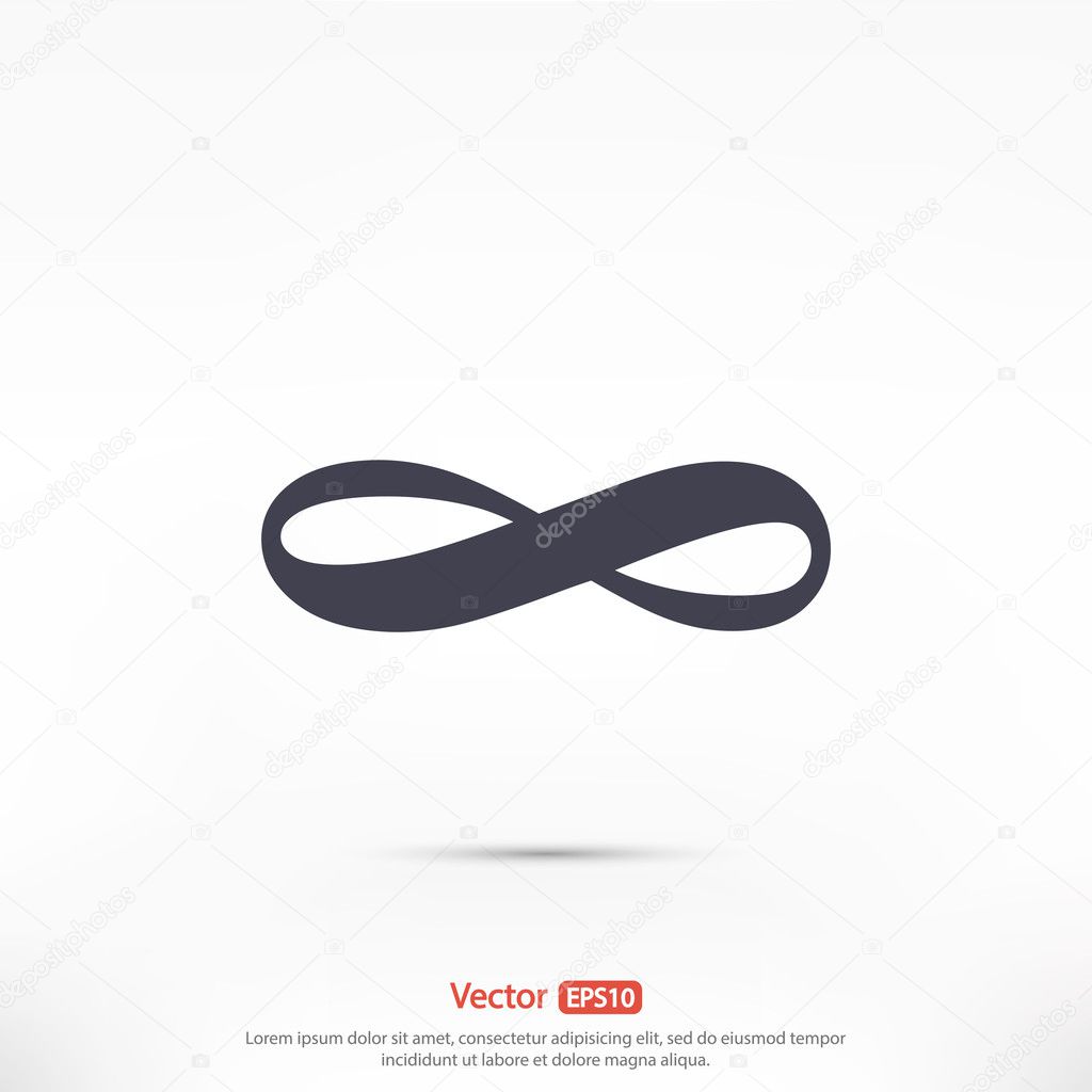 Icono de símbolo ilimitado Vector de stock #85729746 de ©Best3d