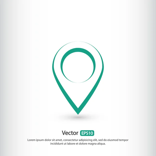 Mark icon, pointer — Stock Vector © Best3d #93065638