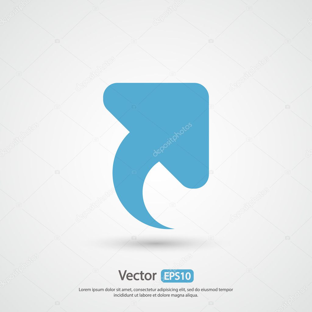 Icono flecha arriba Vector de stock #85743656 de ©Best3d