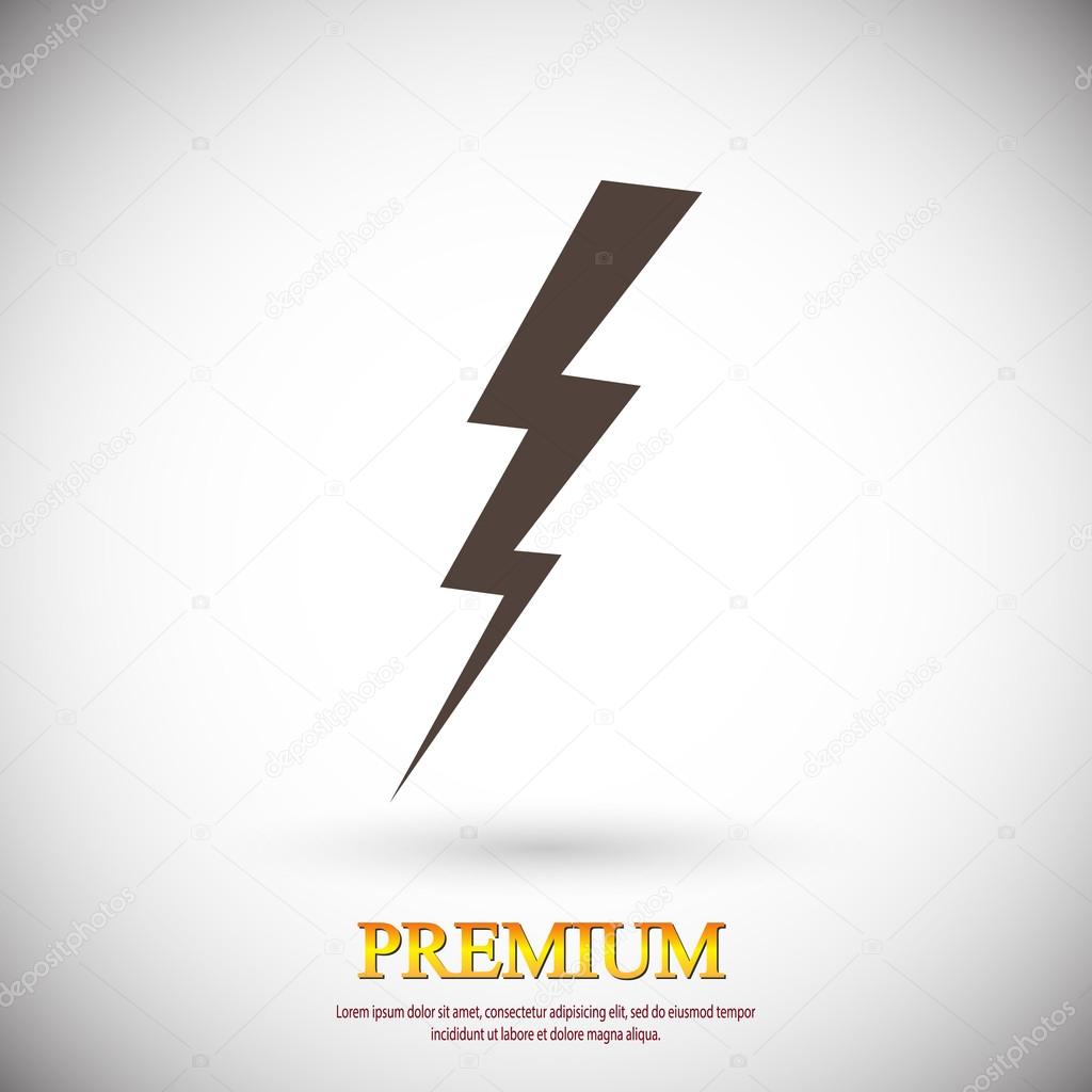 Lightning icon design Stock Vector Image by ©Best3d #85750108