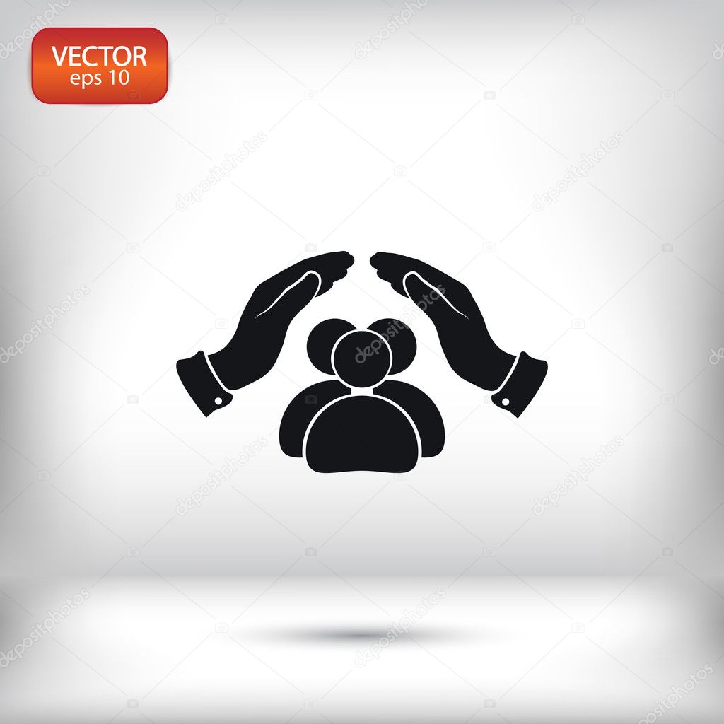 Safe flat design people Stock Vector by ©Best3d 92989560