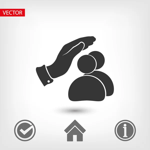 Safe flat design people Stock Vector by ©Best3d 92989560