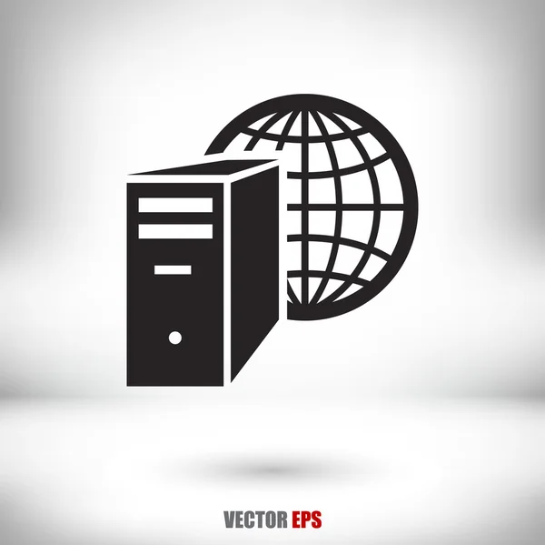 Computer server icon Stock Vector by ©Best3d 92998768
