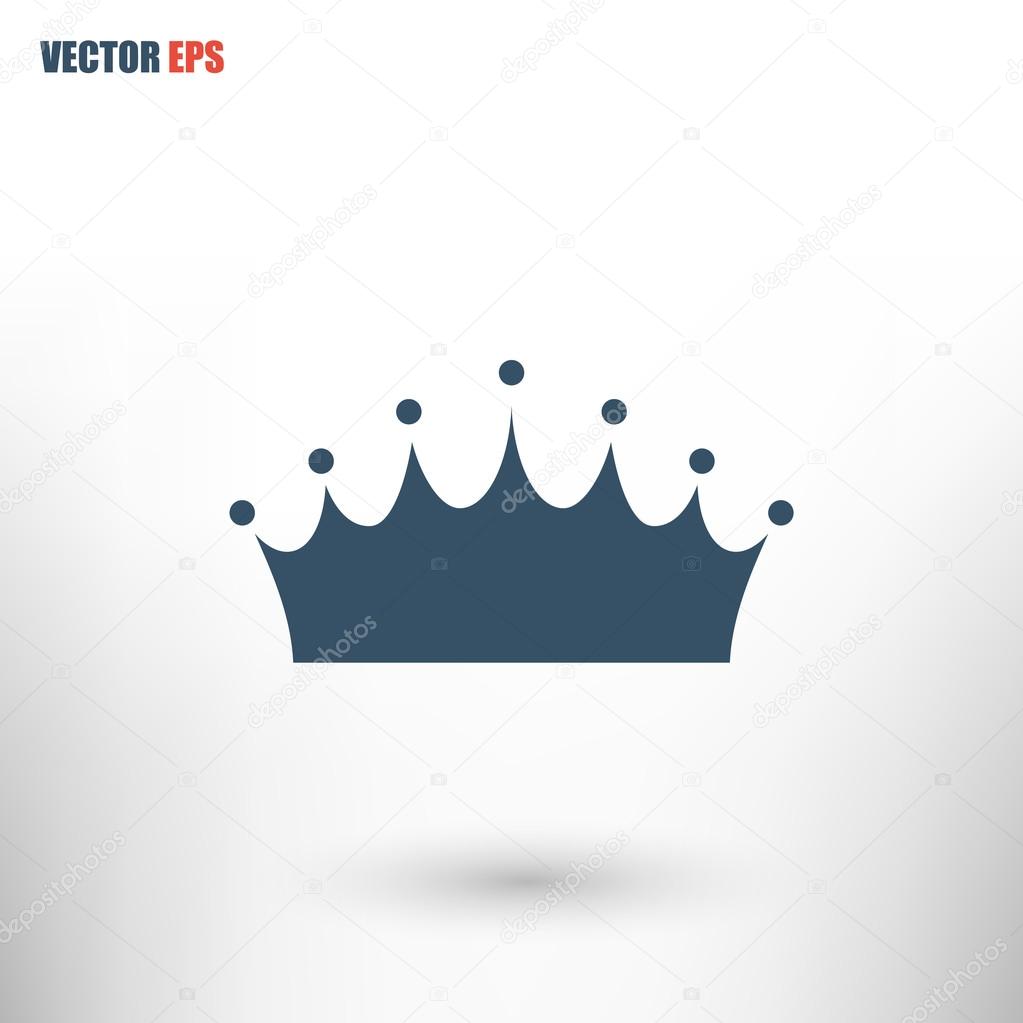 Crown icon, Flat design style Stock Vector by ©Best3d 92998376